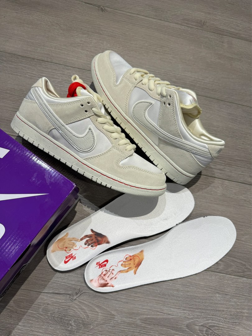 Nike SB Dunk Low City of Love Light Bone, Men's Fashion, Footwear ...