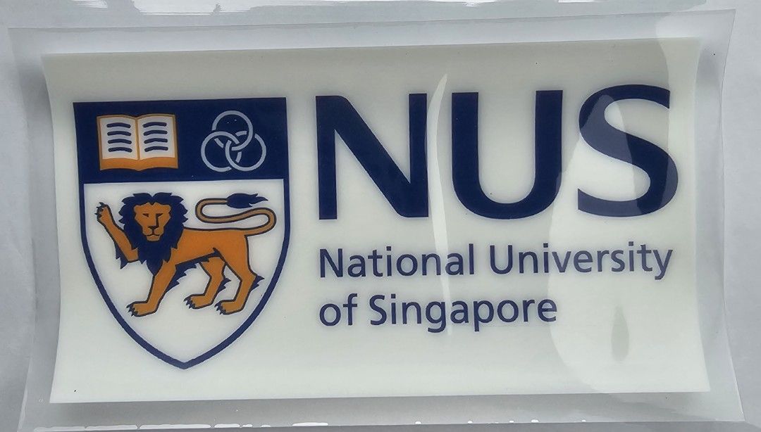 NUS National University of Singapore Car Decal, Hobbies & Toys, Art ...