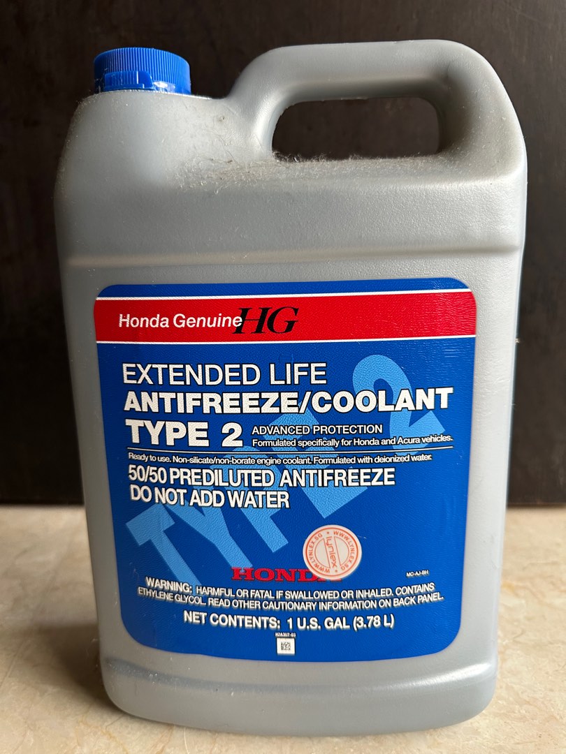 Honda Genuine Extended Life Antifreeze/ Coolant Type 2, Car Accessories ...