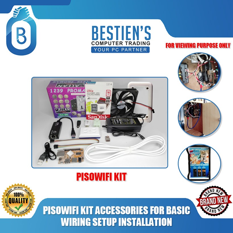 PISOWIFI KIT ACCESSORIES FOR BASIC WIRING SETUP INSTALLATION, Computers ...
