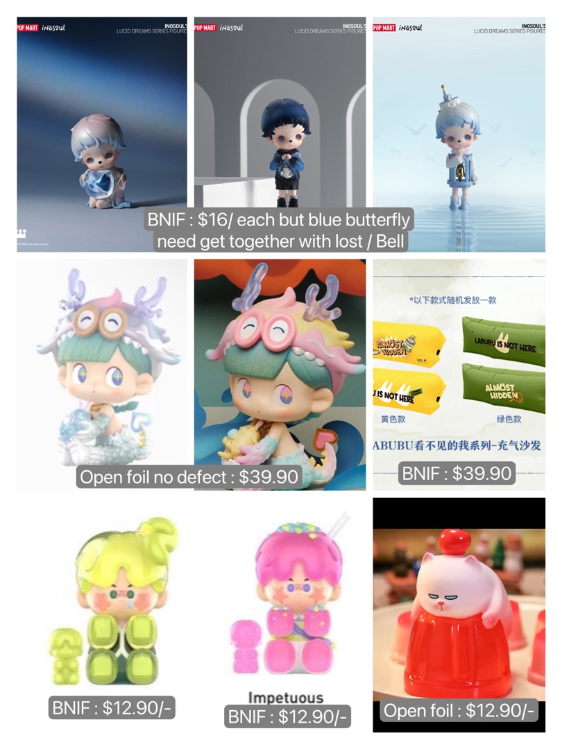 Popmart Labubu / Dimoo / Pucky / Skull panda / Inosoul, Hobbies & Toys ...