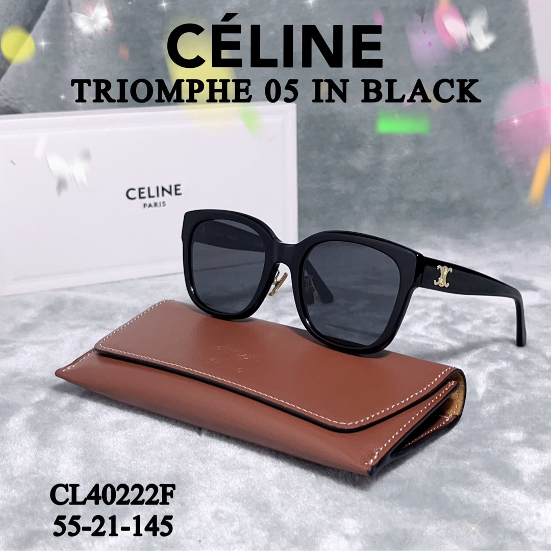 (Ready Stock)Celine TRIOMPHE 05 ( CL40222F ) in Black | 55-21-145 ...