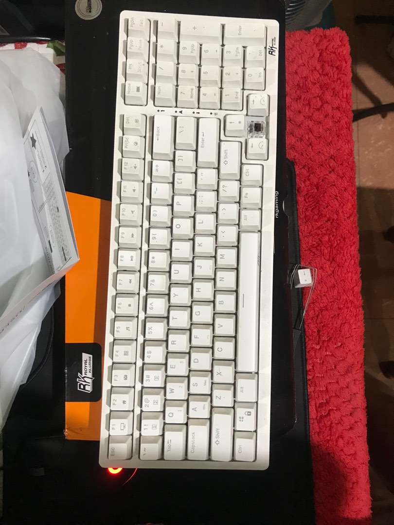 RK98 WHITE KEYBOARD (brown switches), Computers & Tech, Parts ...