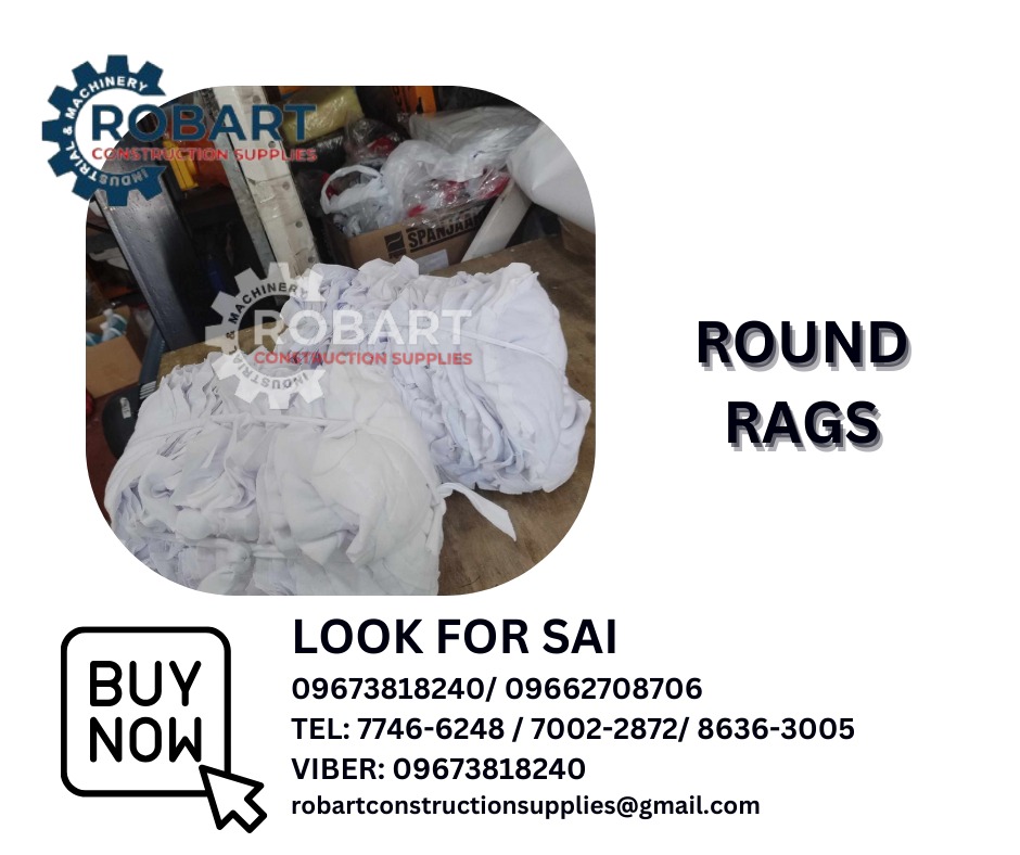 Round rags, Commercial & Industrial, Construction Tools & Equipment on ...