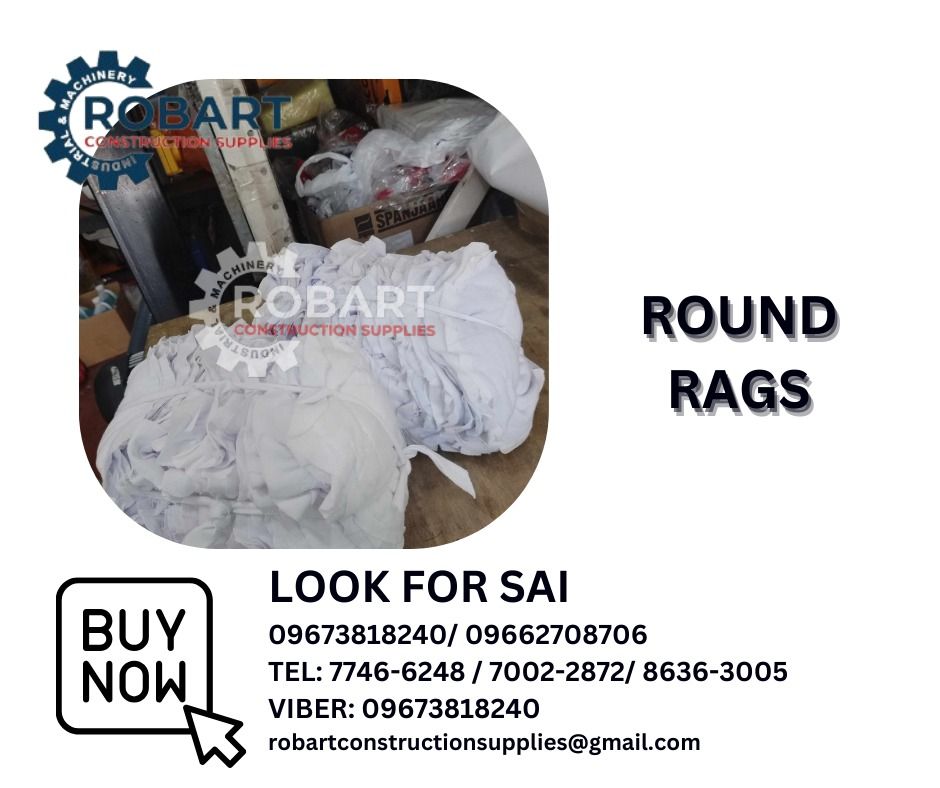 Round rags, Commercial & Industrial, Construction Tools & Equipment on ...