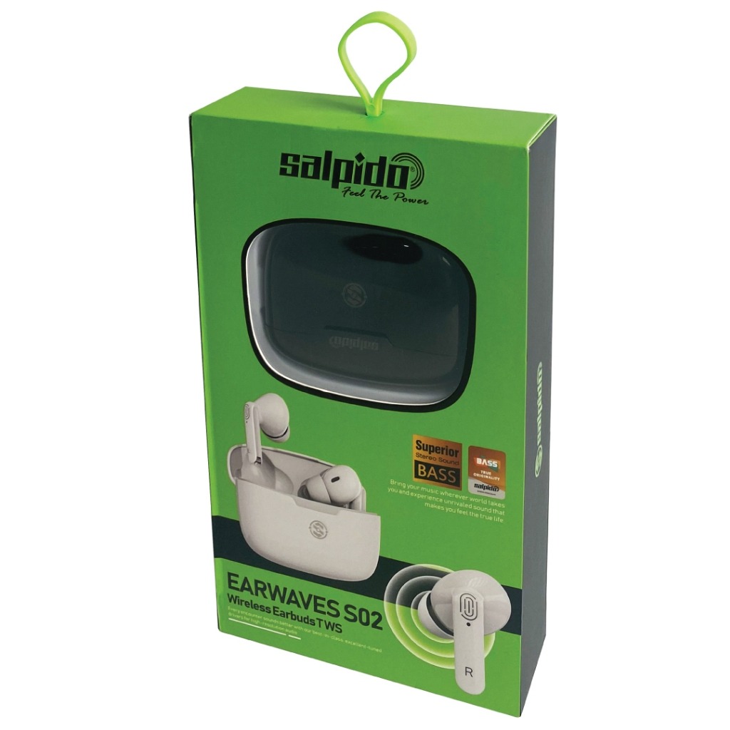 Salpido Earwaves S02 Wireless Earbuds TWS (Black), Mobile Phones ...