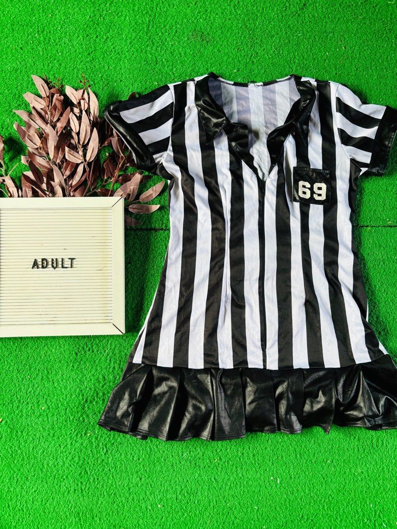 Sexy referee costume, Women's Fashion, Dresses & Sets, Dresses on Carousell