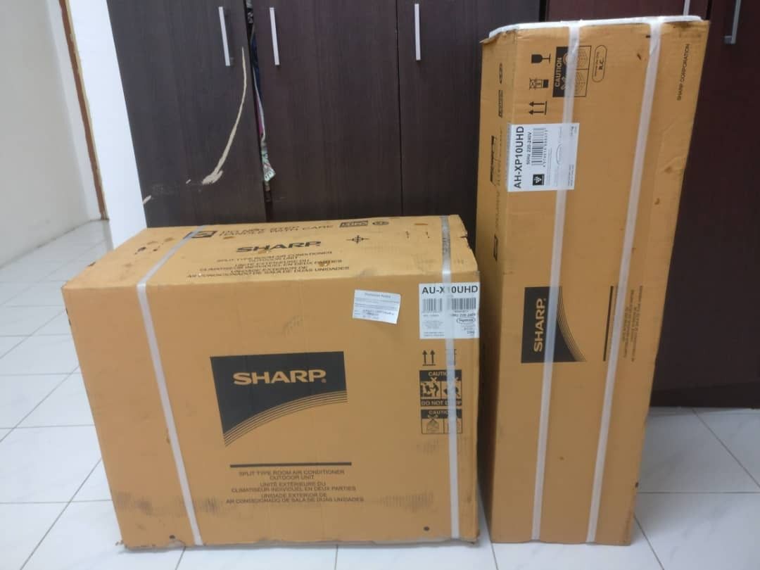 SHARP 1.0HP J-Tech Inverter Air Conditioner, TV & Home Appliances, Air ...