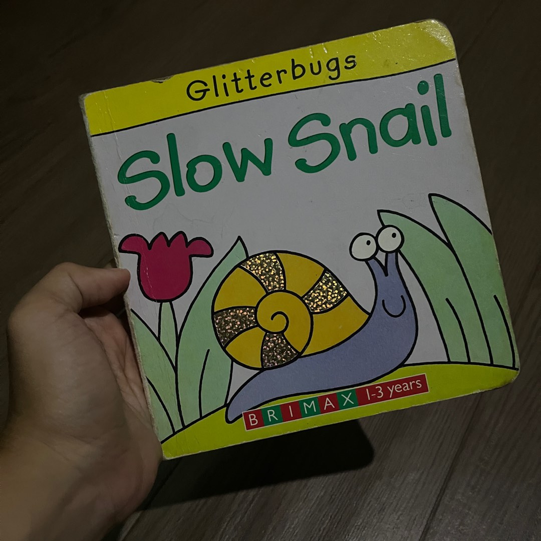 Slow snail Chlidren book Boardbook buku anak bahasa inggris english ...