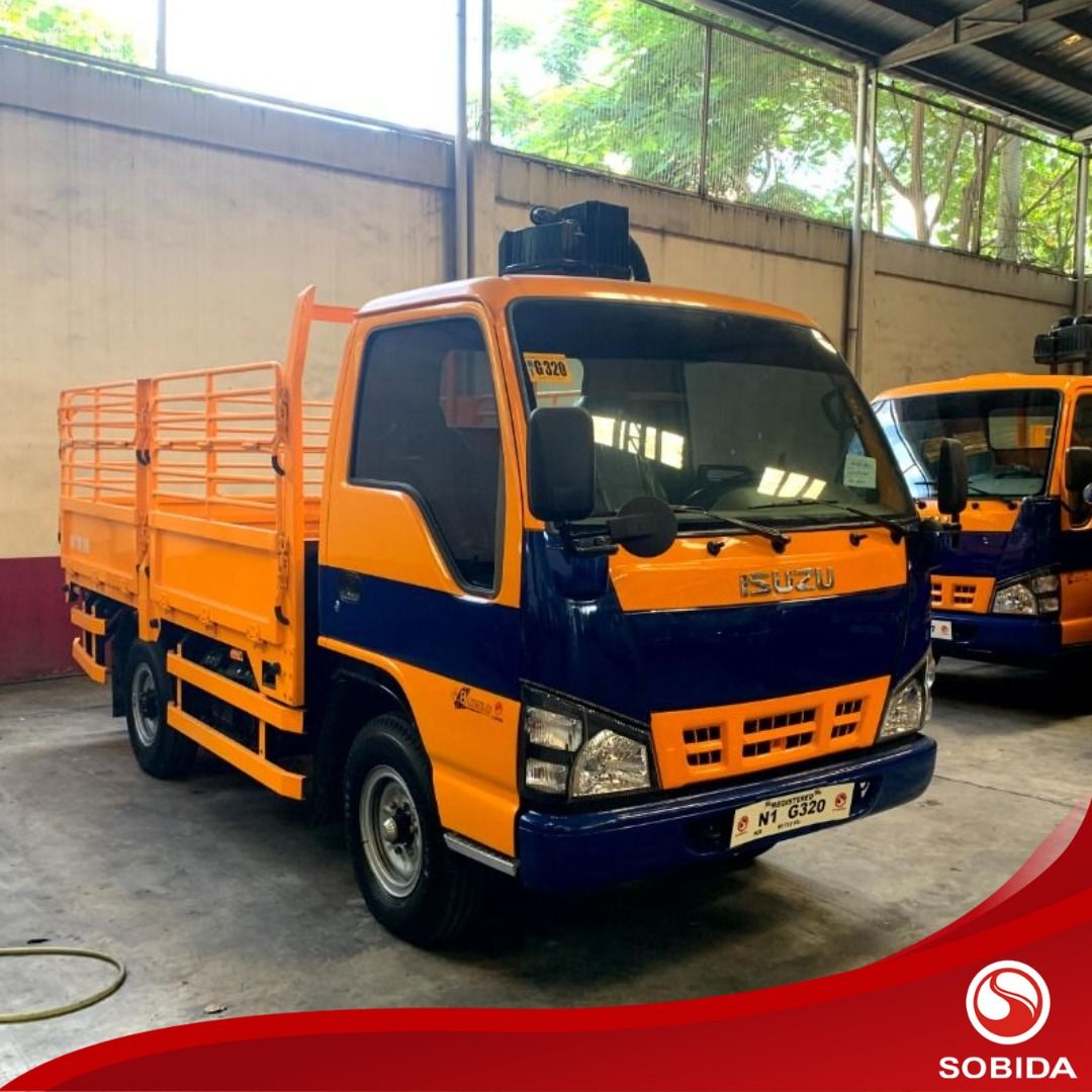 Sobida isuzu elf reconditioned nkr 4HL1 surplus dropside with stakebody ...