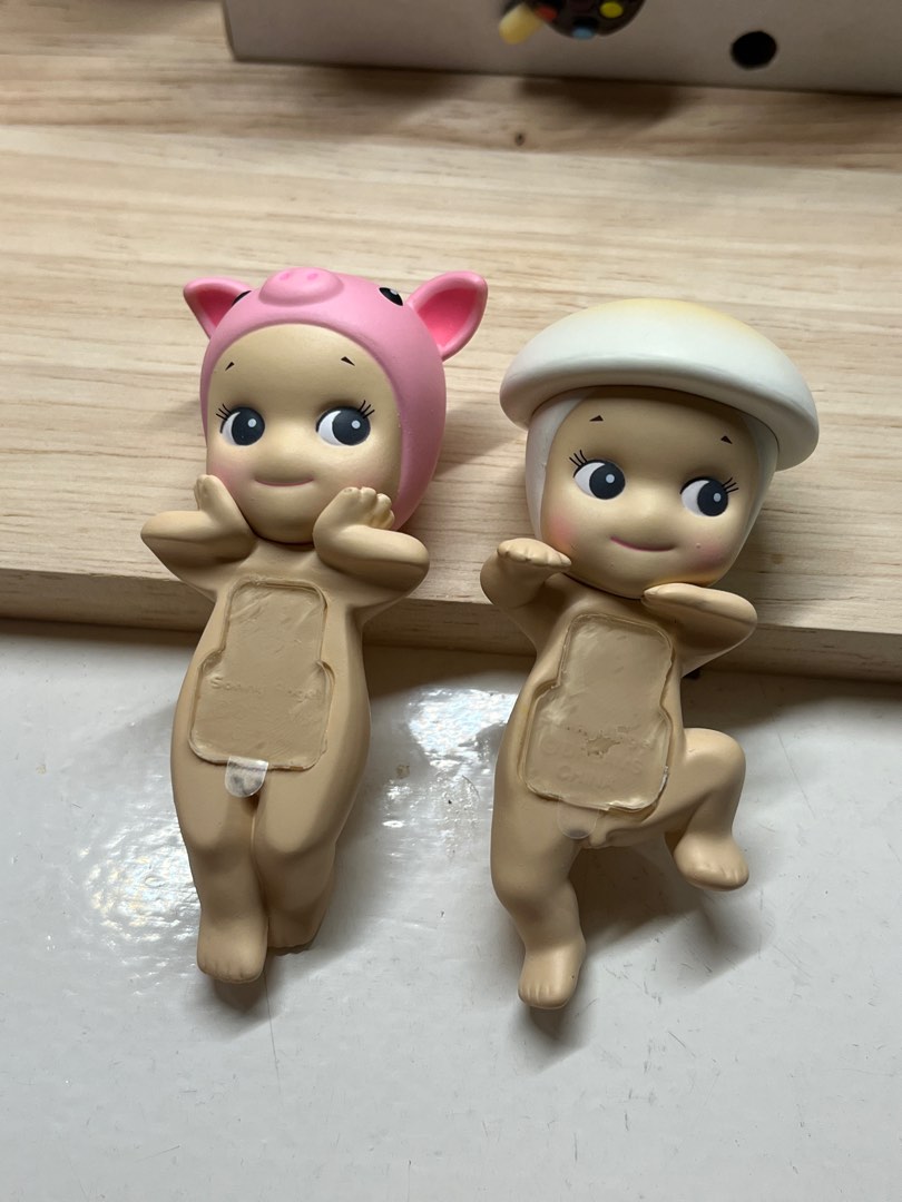 Sonny Angel Pig Hipper Mushroom Hipper Choco pig brian chef pink banana ...