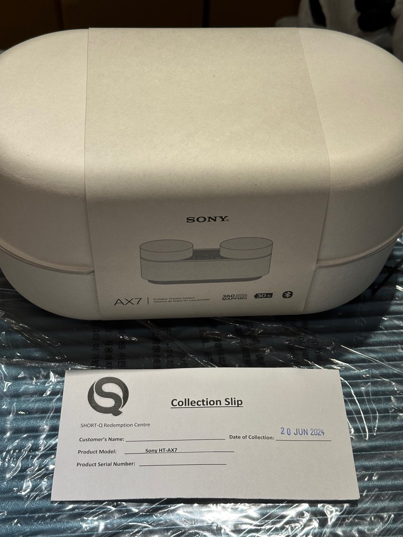 Sony HT-AX7 Portable Theatre System with 360 Spatial Sound Mapping ...