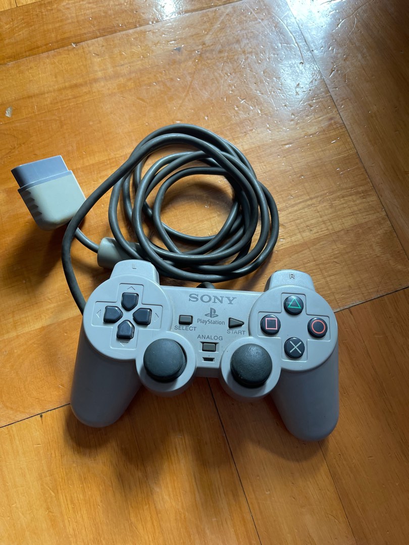 Sony PS1 PlayStation 1 Shock 原裝手制震制, 電子遊戲, 遊戲機配件, 手掣 - Carousell