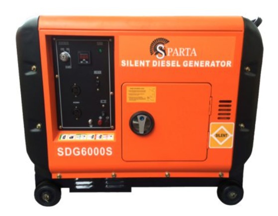 SPARTA 6000 Silent Diesel Generator GENSET, Commercial & Industrial ...