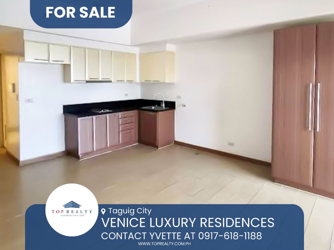 Studio Type Condo for Sale in Venice Luxury Residences, Mckinley ...