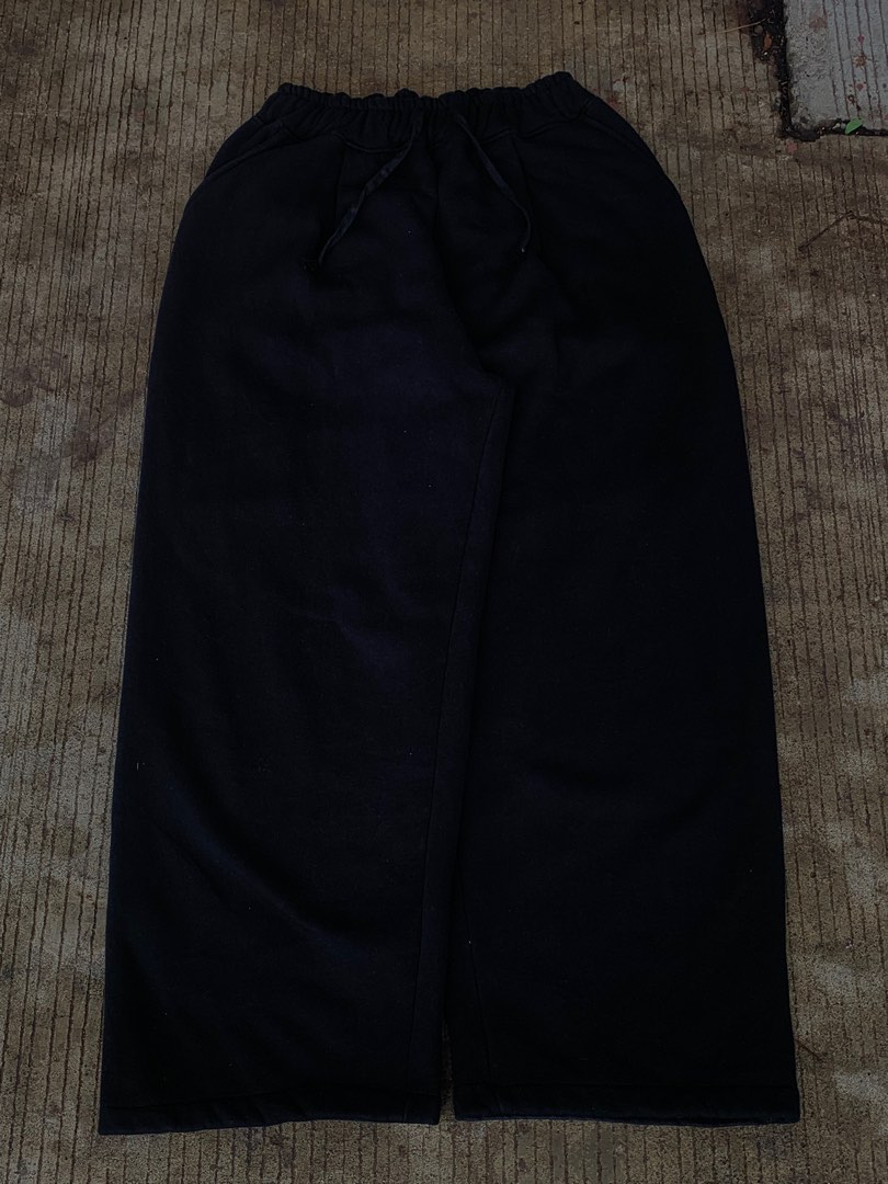 SUPER BLACK HEAVY WEIGHT CARPENTER BAGGY SWEATPANTS, Men's Fashion ...