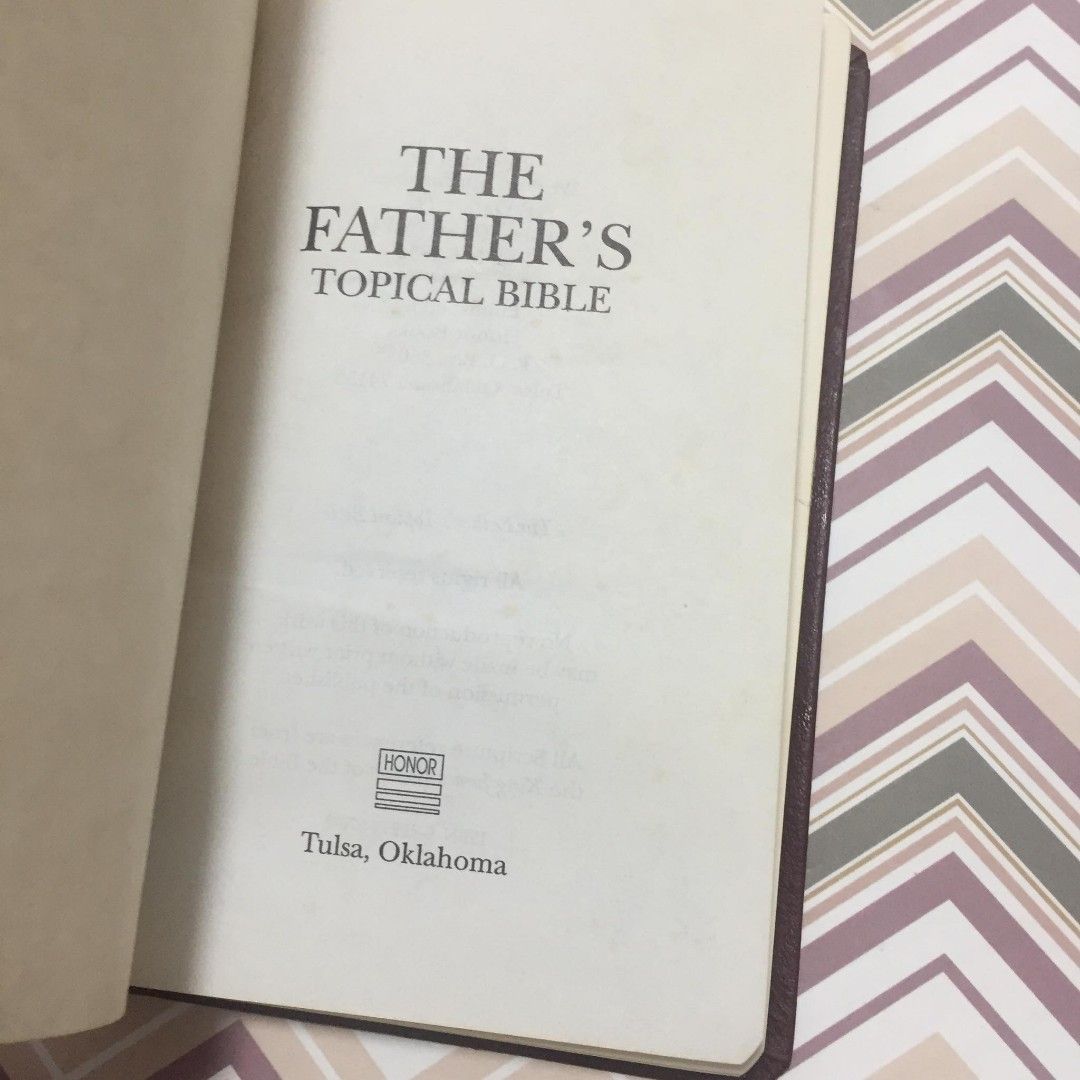 The Father's Topical Bible, Hobbies & Toys, Books & Magazines, Religion ...