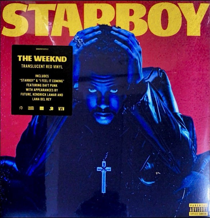 The Weeknd - Starboy ( Translucent RED Colour Gatefold Vinyl ) ( 2 LP ...
