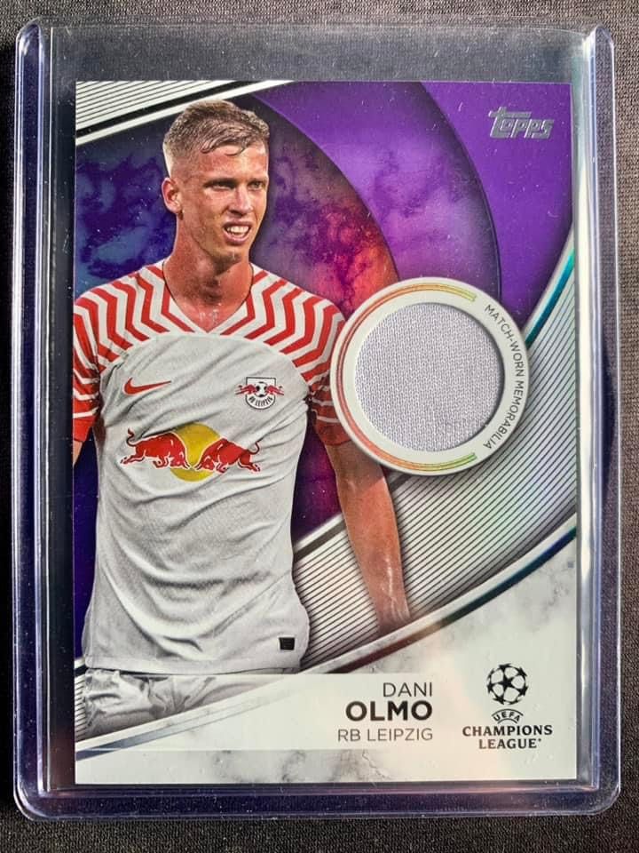 Topps UCL Dani Olmo Superstar Match-Worn Relic Numbered to /299 ...