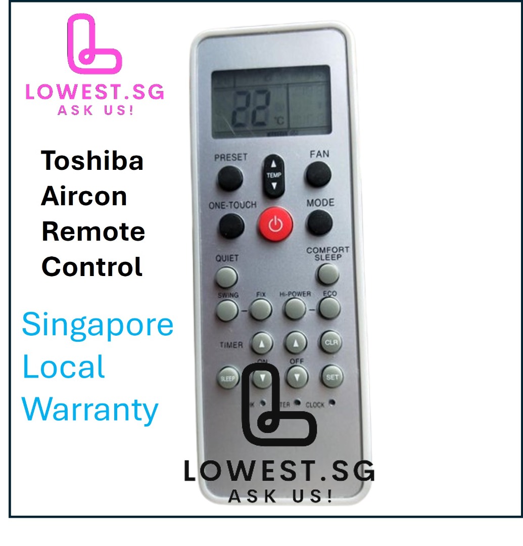 Toshiba Aircon Remote Control WC-L03SE WH-L03SE brand new, TV & Home ...