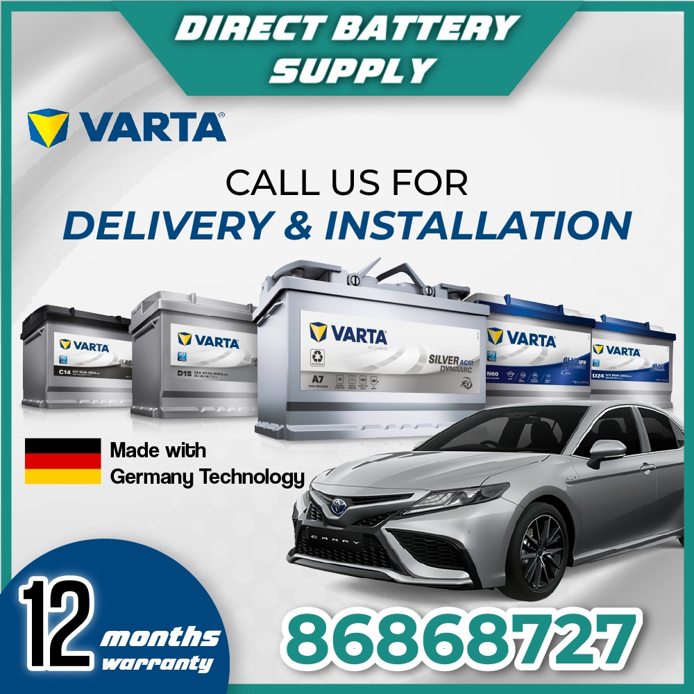 VARTA ON-SITE Car Battery Change Replacement Delivery & Installation 24 ...