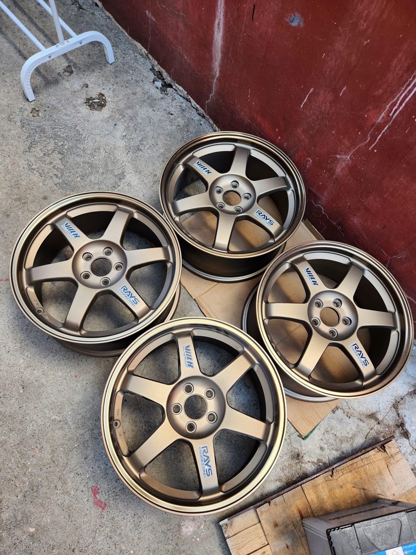 Volk rays OG te37, Car Parts & Accessories, Mags and Tires on Carousell
