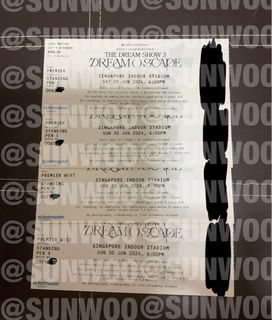 [WTS] 2024 NCT DREAM WORLD TOUR in SINGAPORE, Tickets & Vouchers, Event Tickets on Carousell