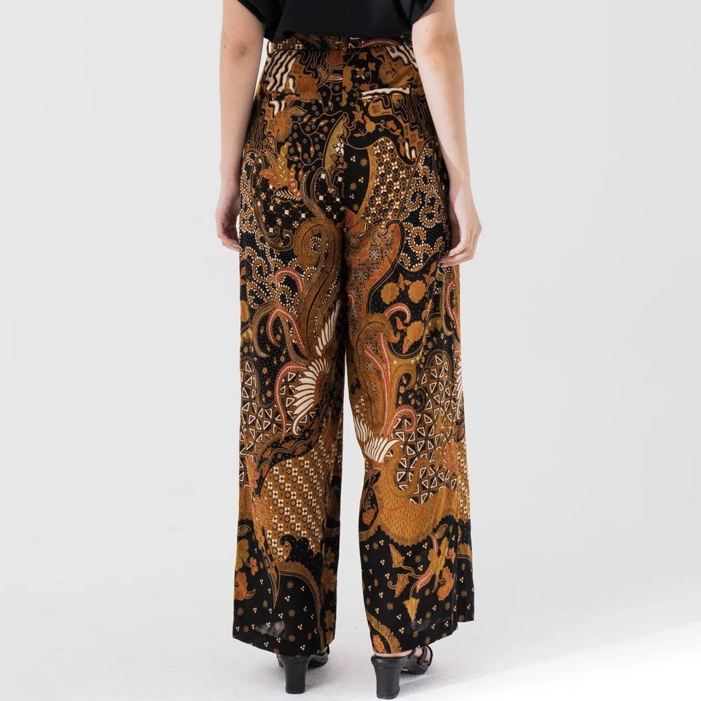 Yeomama Batik Renee Straight Cut Pants in Ember Phoenix, Women's ...