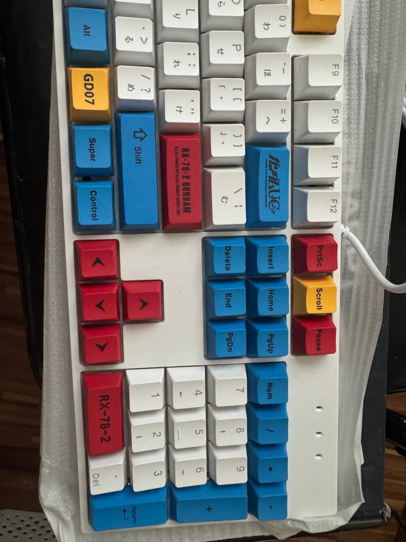 Zeus Gundam Keyboard, Computers & Tech, Parts & Accessories, Computer ...