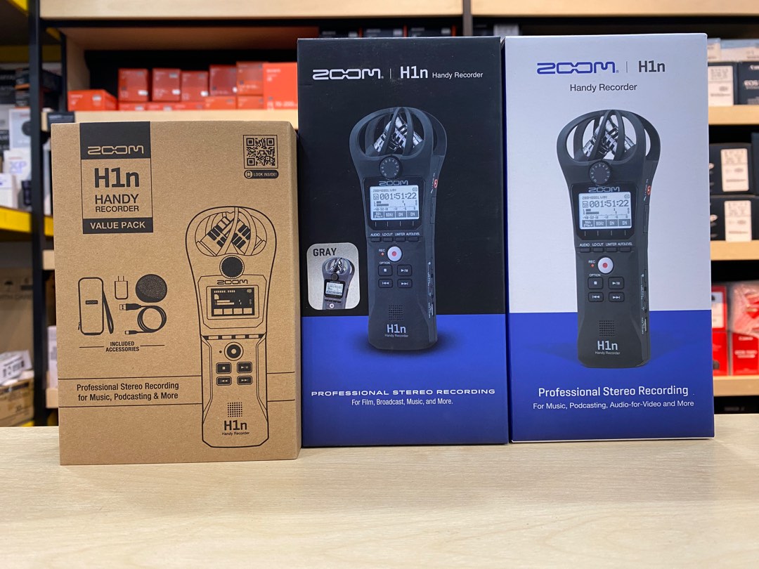 Zoom H1n 2-Input / 2-Track Portable Handy Recorder with Onboard X/Y ...