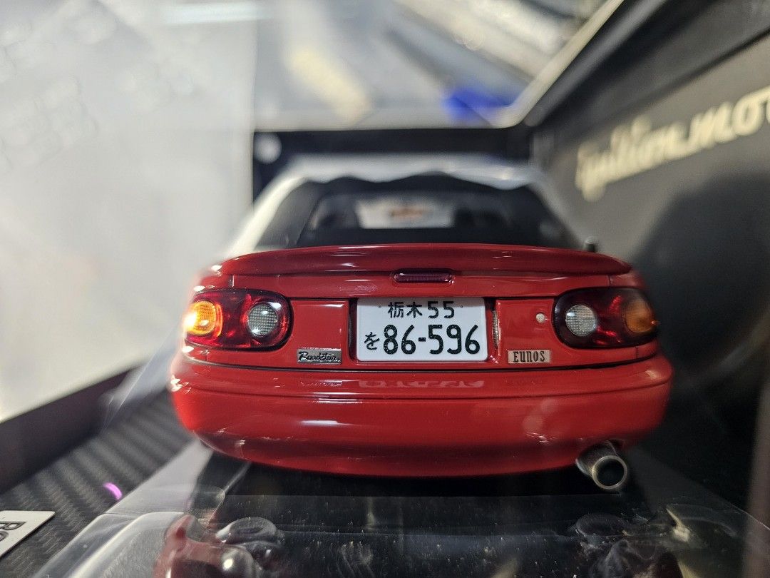 1:18 Initial D Mazda Roadster Carplate, Hobbies & Toys, Toys & Games on ...