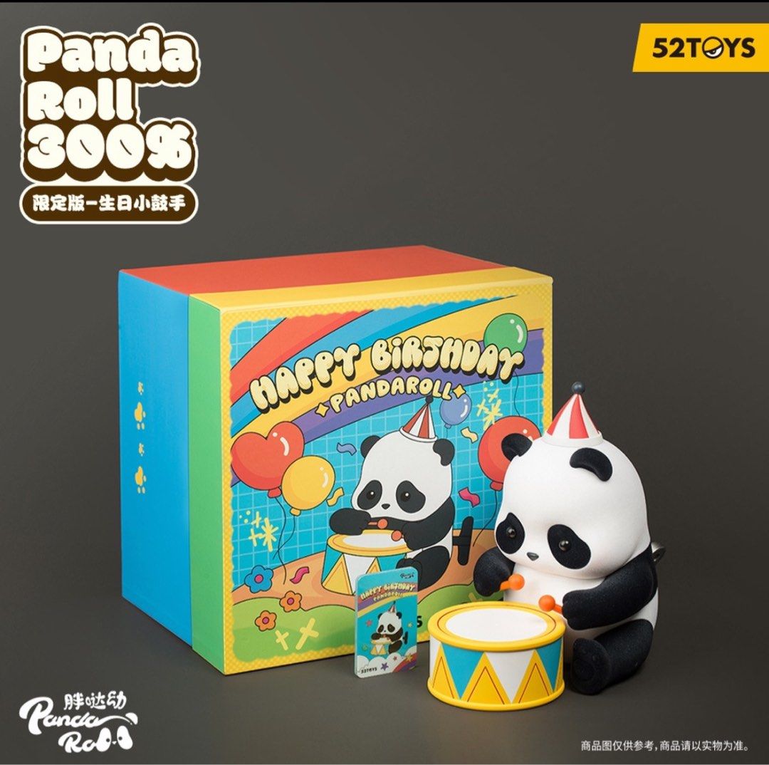 52Toys panda roll 300% limited figure, Hobbies & Toys, Toys & Games on Carousell