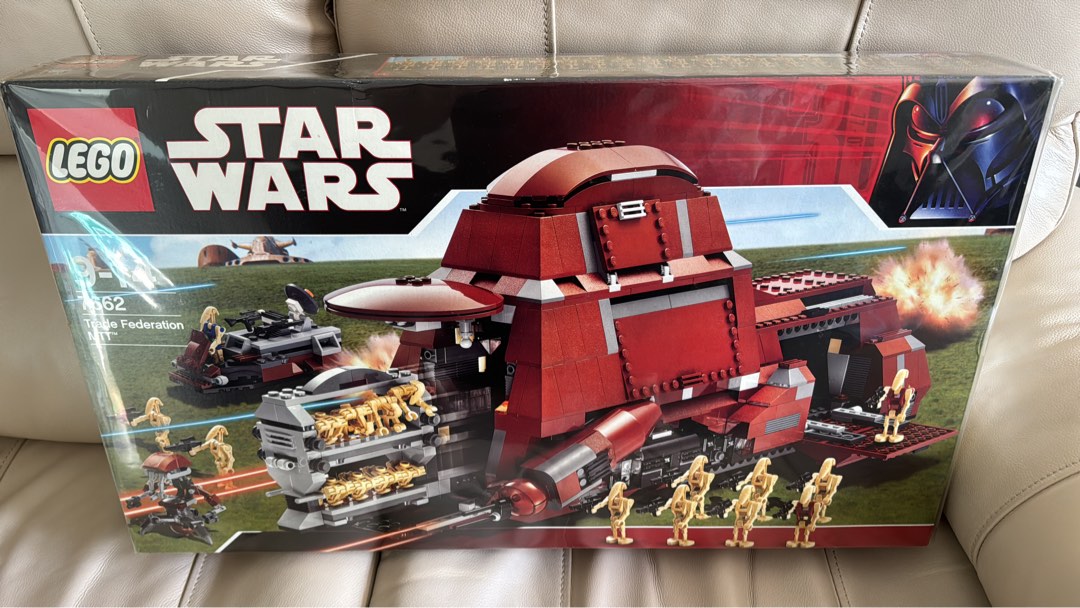全新絕版 Lego Star War 7662 Trade Federation MTT 直角靚盒（已包膠）, 興趣及遊戲, 玩具 & 遊戲類 ...