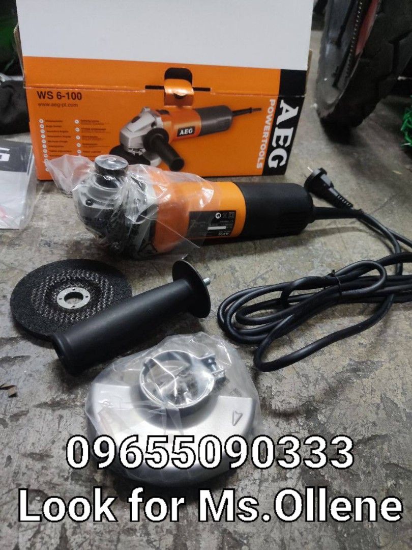 AEG Grinder, Commercial & Industrial, Construction Tools & Equipment on ...