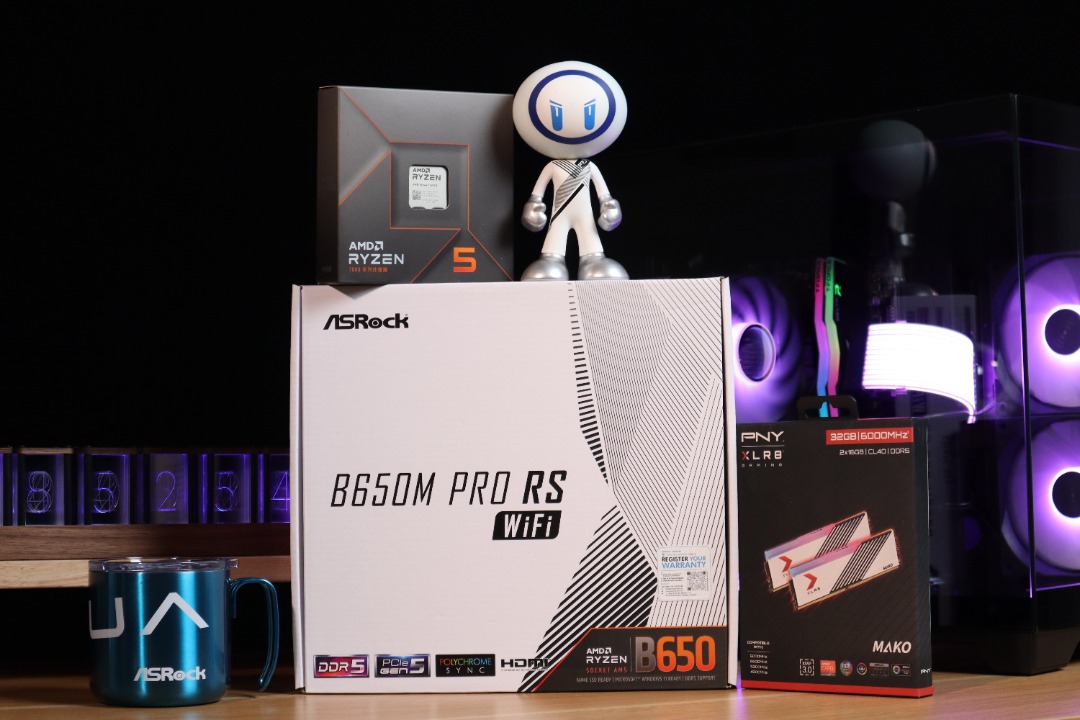 (PCU LEGACY AMD Combo Set) AMD Ryzen 5 7600X / ASRock B650M PRO RS WIFI ...