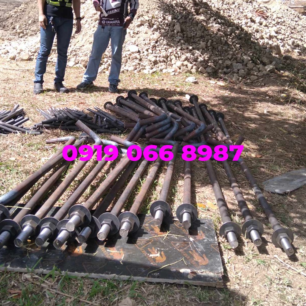 Anchor Bolt A325m 10" over all x 12mm dia 8"x2" bend x 2" thread ...