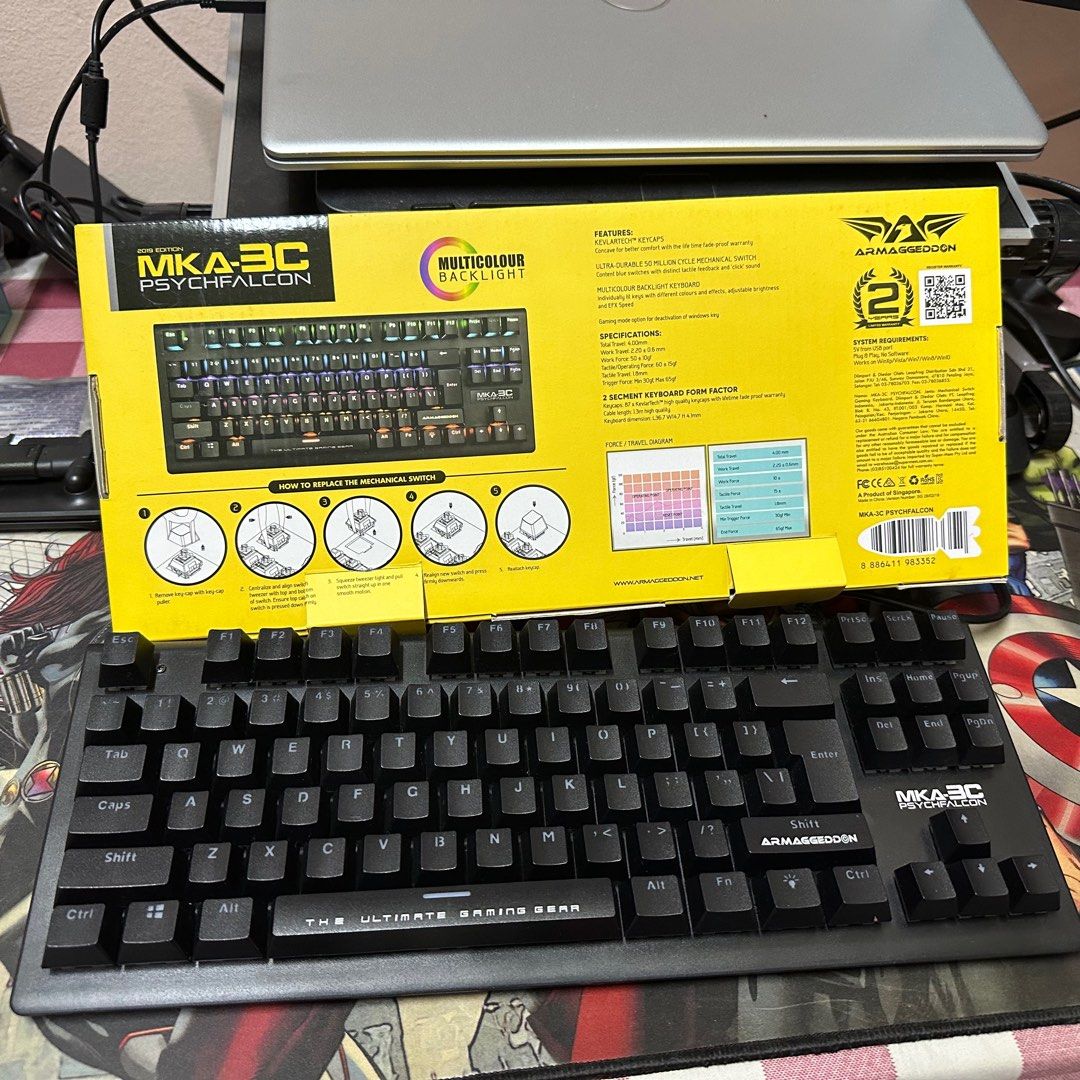 Armaggeddon Keyboard MKA 3C, Computers & Tech, Parts & Accessories ...