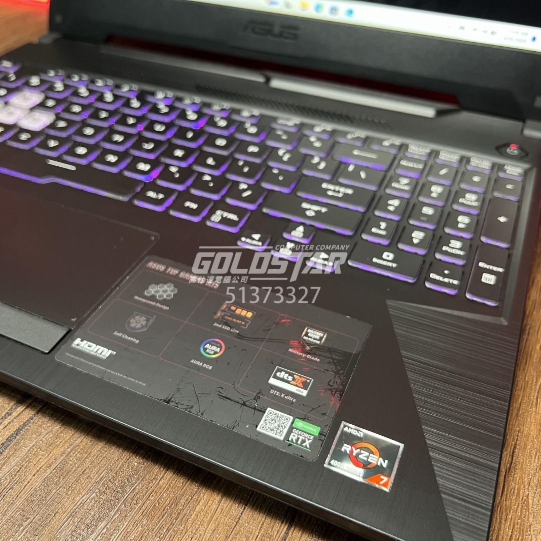 高階ASUS TUF Gaming FA506/R7-4800H/Ram 16GB/1TB SSD/RTX2060 6GB/15吋全高清 ...