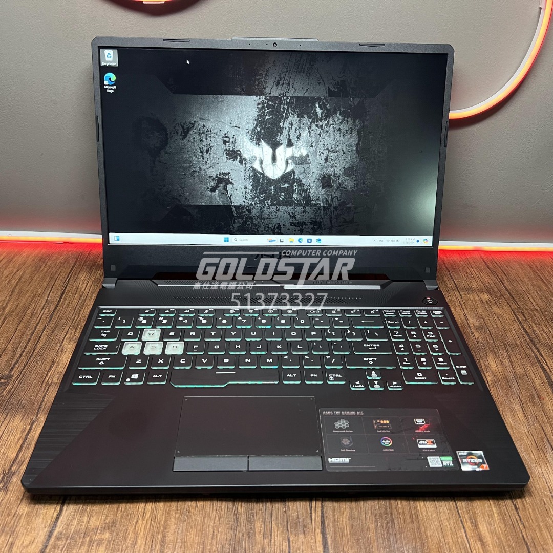 高階ASUS TUF Gaming FA506/R7-4800H/Ram 16GB/1TB SSD/RTX2060 6GB/15吋全高清 ...