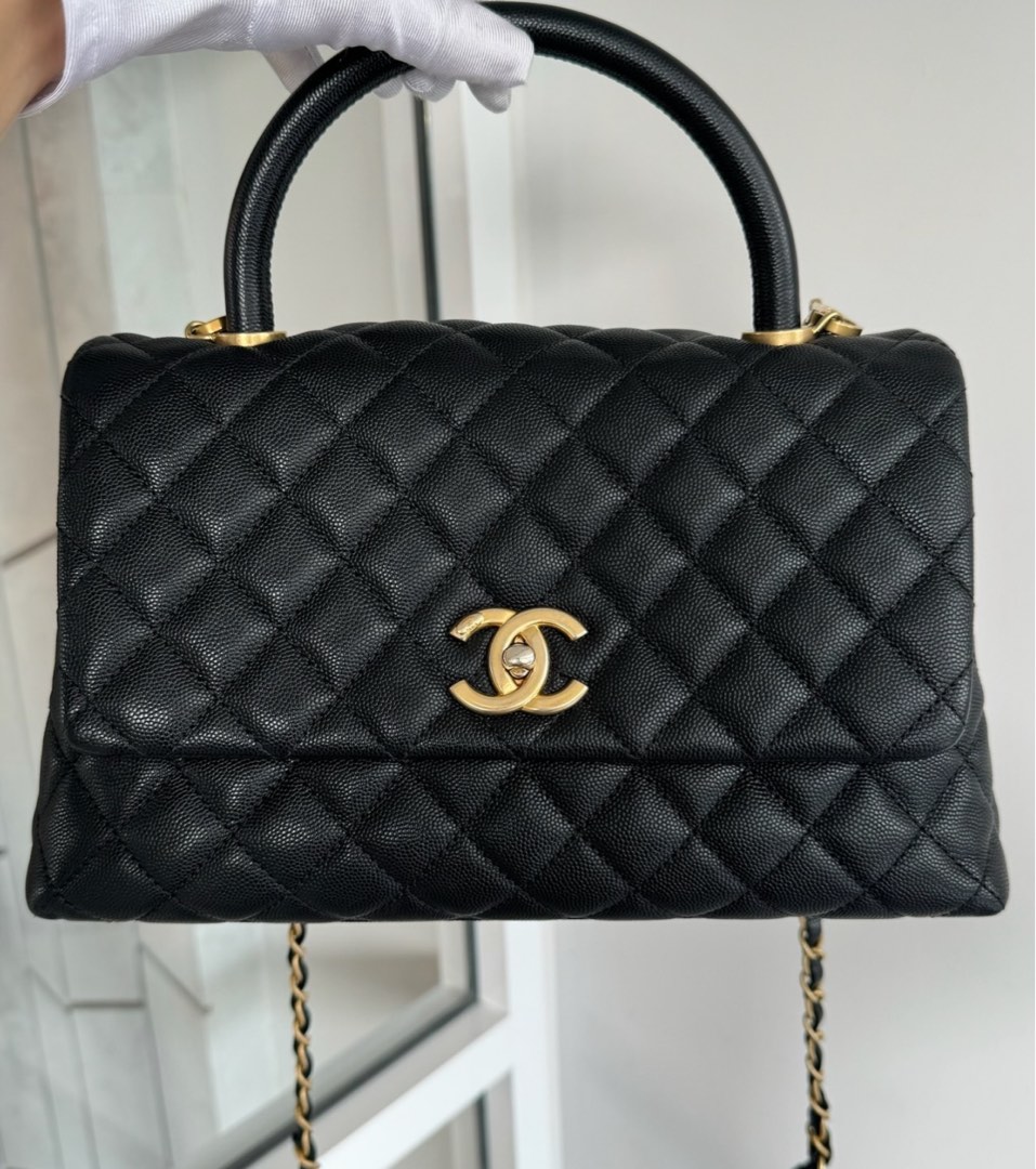 AUTHENTIC CHANEL COCO HANDLE MEDIUM, Luxury, Bags & Wallets on Carousell