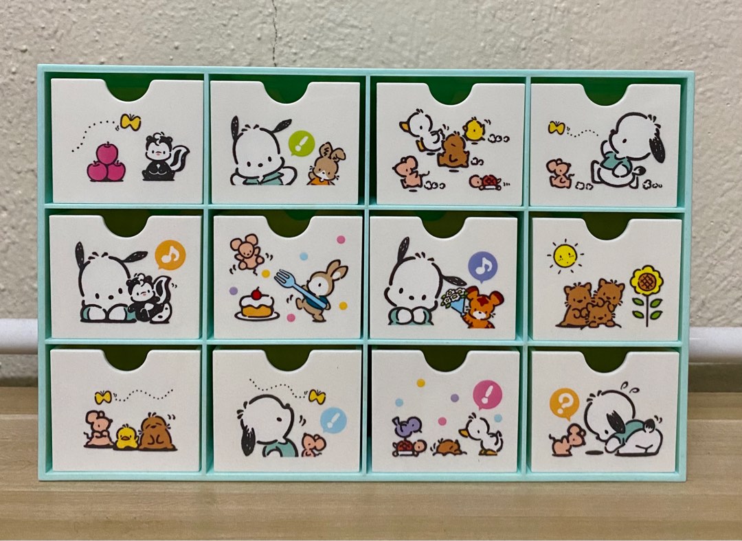Authentic Pochacco Mini Drawers, Hobbies & Toys, Stationary & Craft ...