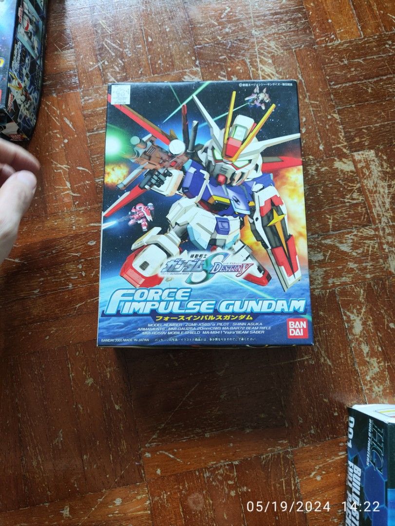 Bandai Gundam Seed Destiny SD Force Impulse Gundam Anime Figure ...
