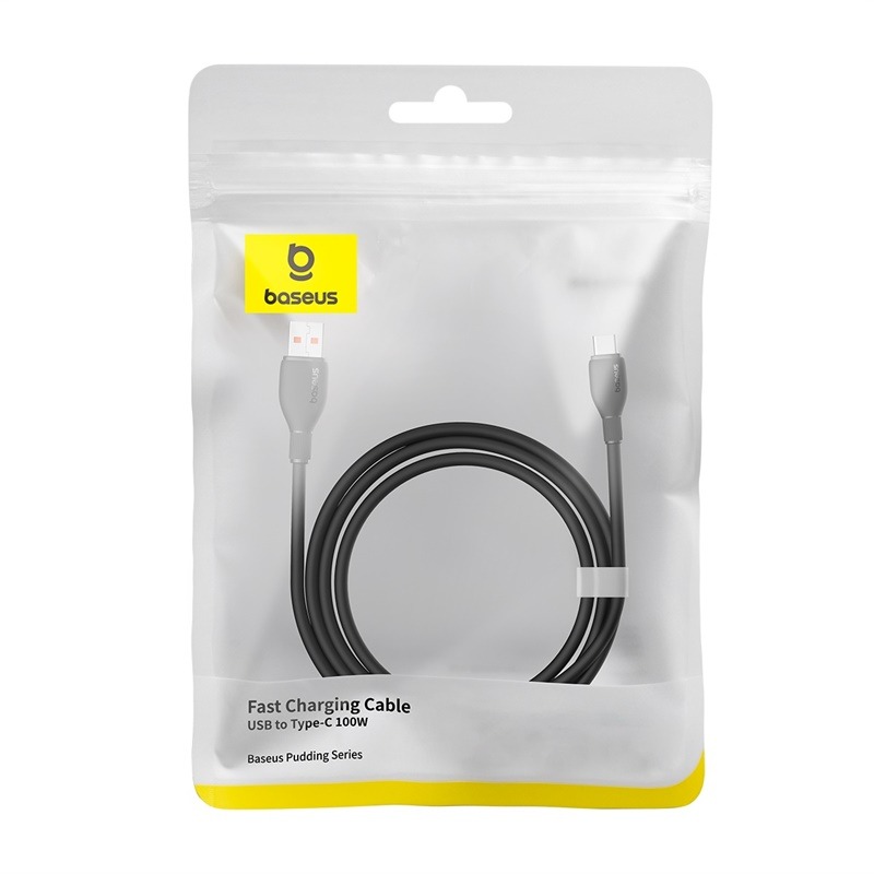 Baseus Cable USB to Type-C Pudding Series Fast Charging 100W 1.2m ...