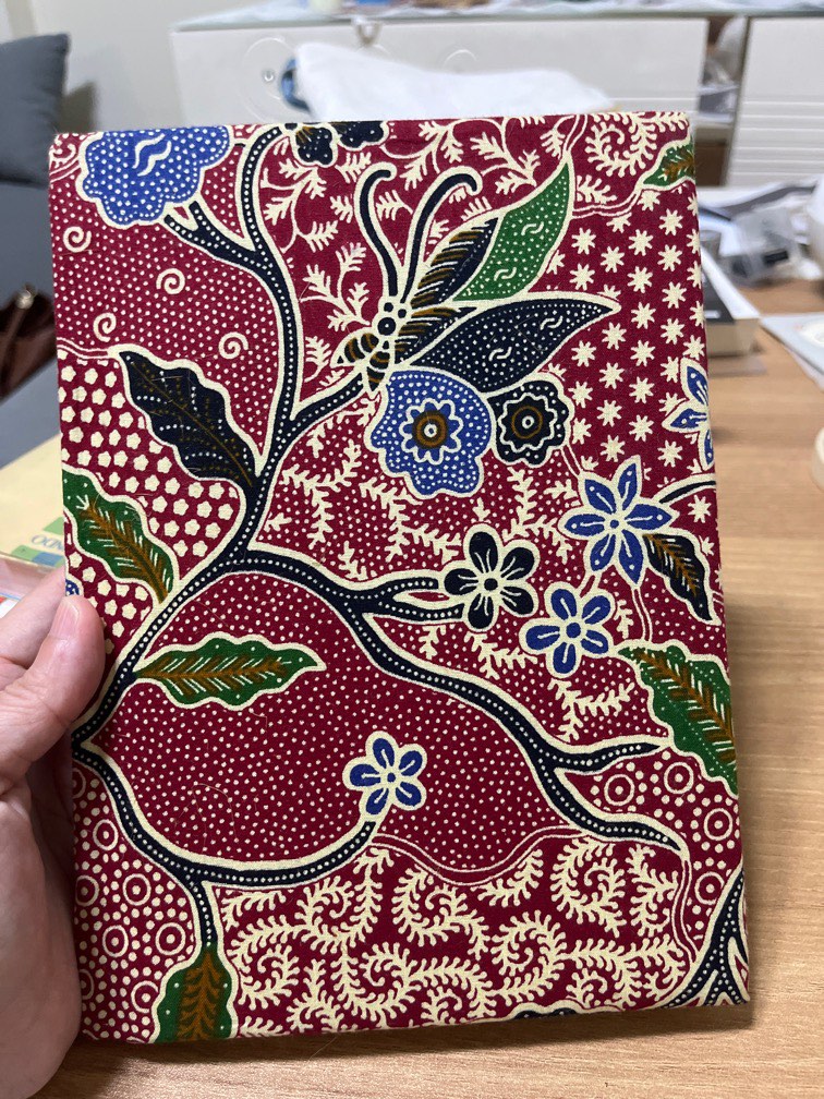 Batik notebook with single line, Hobbies & Toys, Stationery & Craft ...