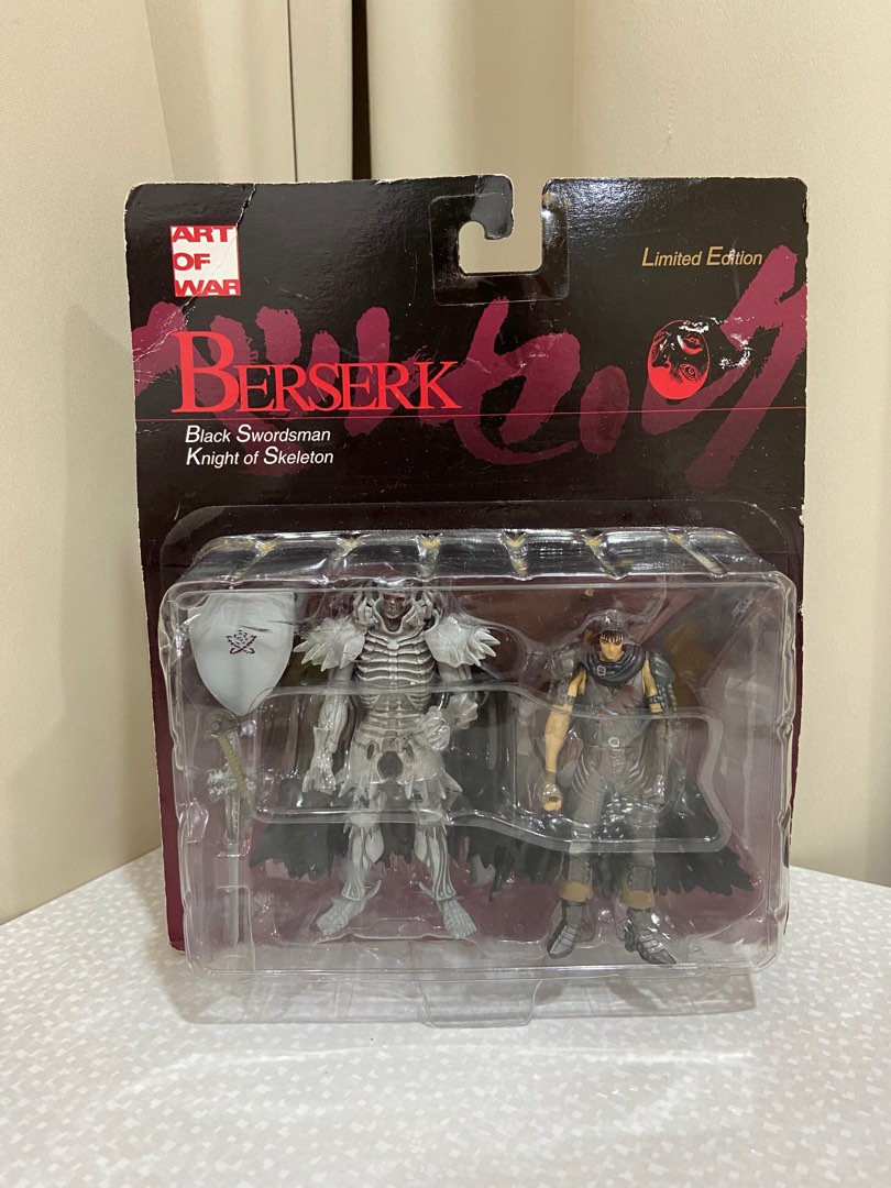 Berserk Guts Black Knight & Knight of Skeleton Limited Edition Figure ...