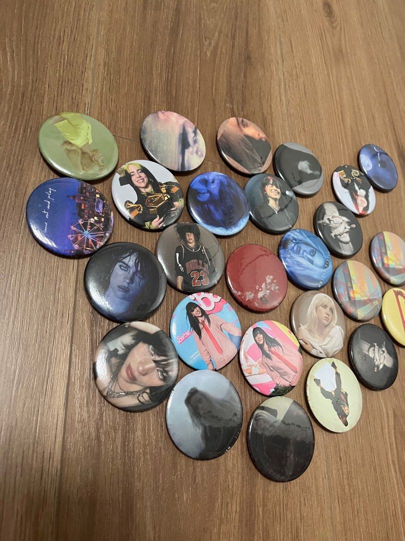 Billie Eilish Pin, Hobbies & Toys, Collectibles & Memorabilia, Fan ...