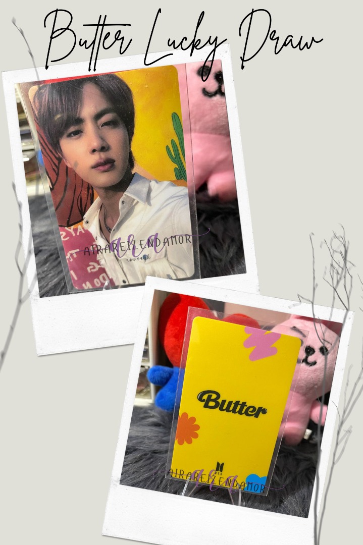 Butter Lucky Draw - Jin, Hobbies & Toys, Memorabilia & Collectibles, K ...