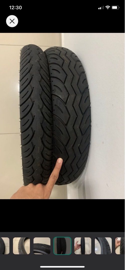 Cafe Racer / Keeway original Tyre (Boleh nego), Motorbikes on Carousell