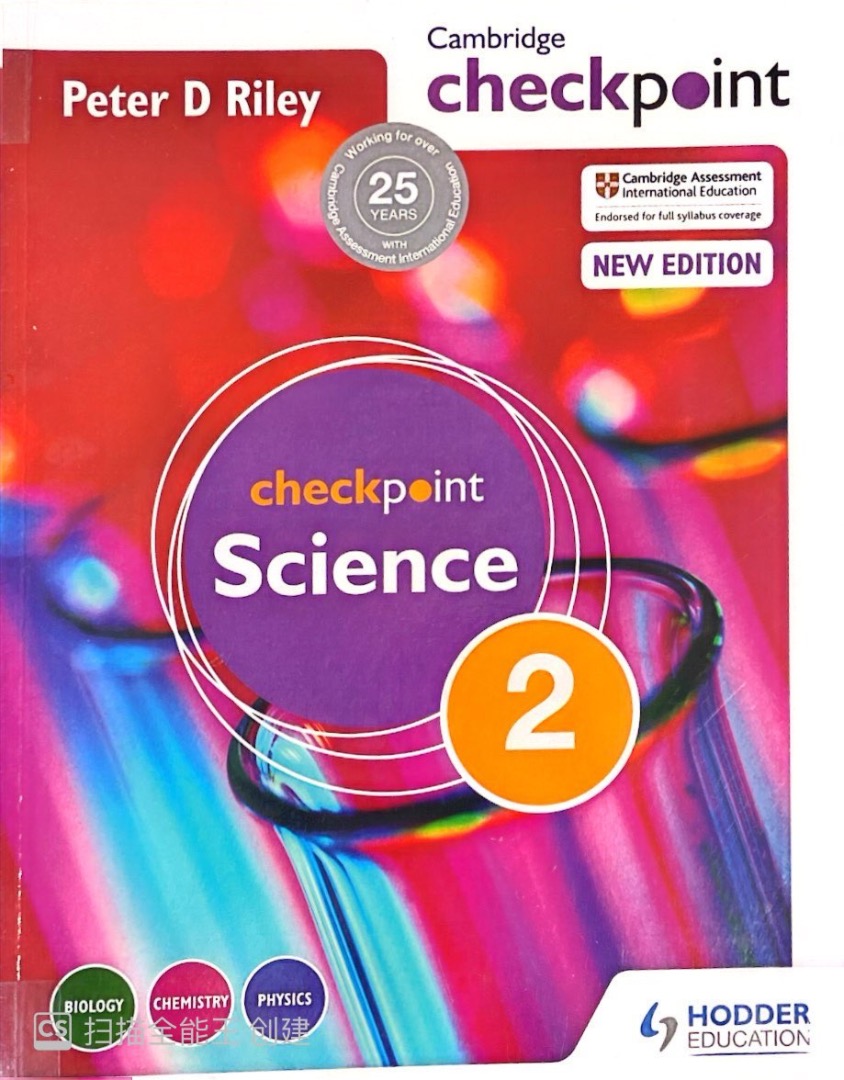 Cambridge Checkpoint Science Student's Book 2 ISBN:9781444143751 ...