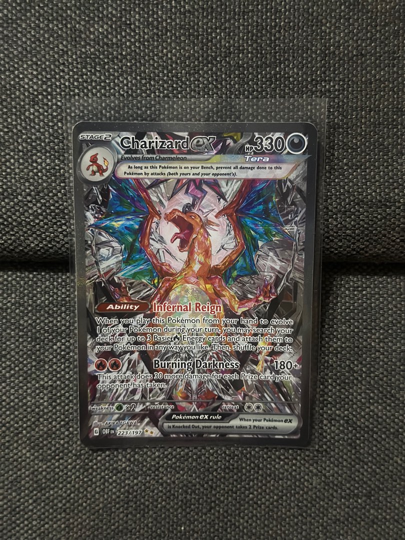 Charizard EX SIR Obisdian Flame SV03, Hobbies & Toys, Toys & Games on ...
